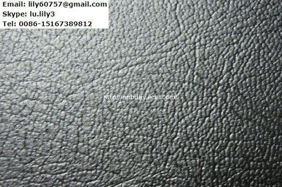 14 OZ Leather Emnossed Medium Duty Fire Retardant PVC Laminated Fabric