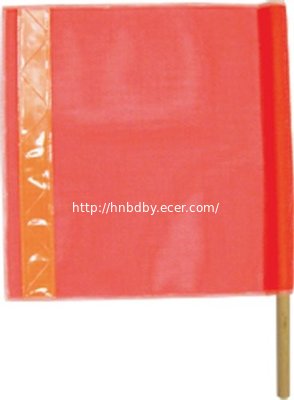 Warning Flag - Vinyl-Coated Polyester Mesh