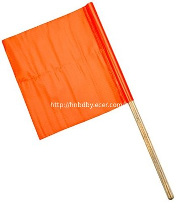 Warning Flag - Vinyl-Coated Polyester Mesh