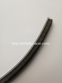 Self-adhesive wool pile weather sealing strip for windows