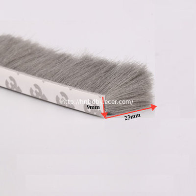 Chinese products Haining City door and window strip brush door seal accessories aluminium profil sealed tops weather str