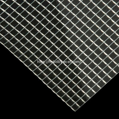 FLEXIBLE Transparent PVC mesh which consists of two PVC sealed layers and an inner reinforcement polyester mesh