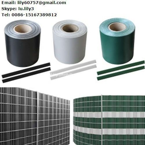 100% UV resistance 35 m x 19 cm 450g/m2 Stein-Optik PVC sichtschutzfolie sichtschutzstreifen with 20 clips