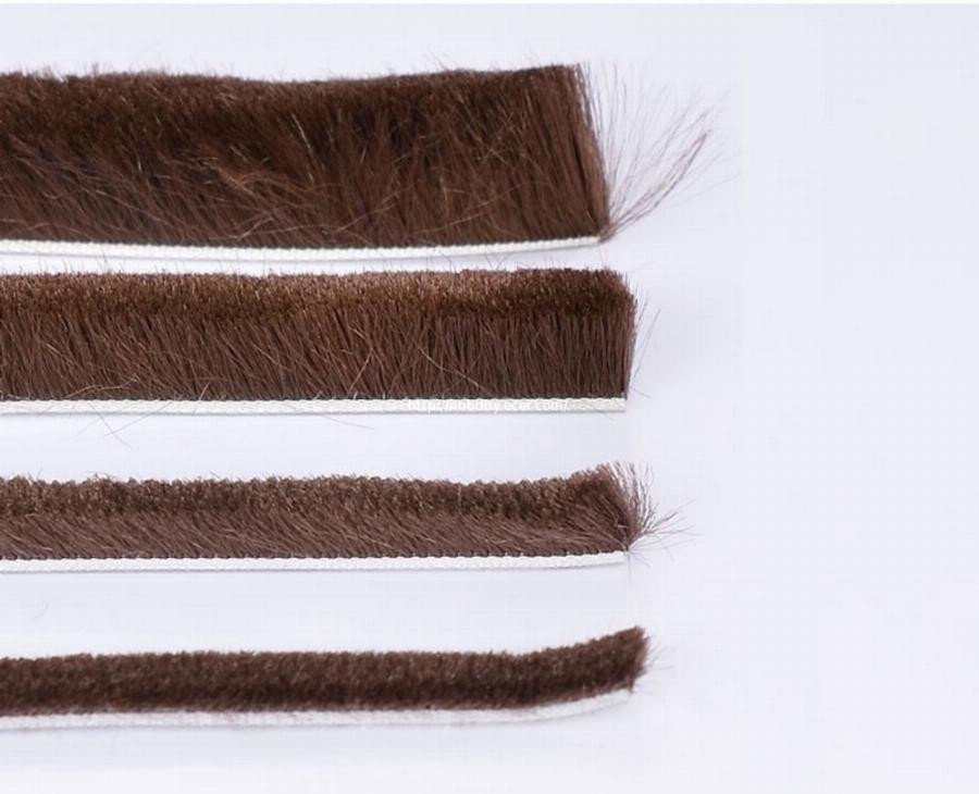 5M Self Adhesive Seal Strip Door Draught Excluder Window Pile Seal Film Door Brush Swal Weather Strip for Door Protector