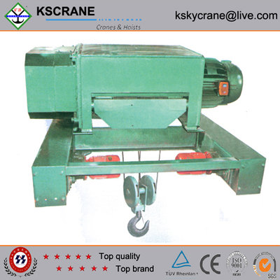 A variety of color double-rail hoist crab
