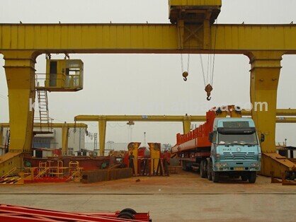 Single Girder Gantry Crane Box Type