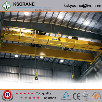 High Working Efficiency LH Model Motor Driven Dual Beams Overhead Crane