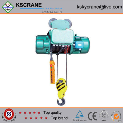 CD/MD Type Electric Wire Rope Horizontal Hoist With Siemens Electricals