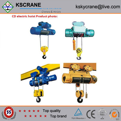 Electric Hoist Motor, 10ton Gantry Crane Electric Wire Rope Hoist