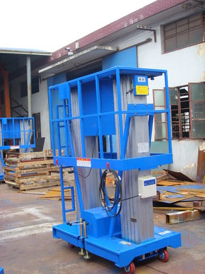 2016 High Quality Cylinder Type Lift For Sale，Dual Mast Work Platform