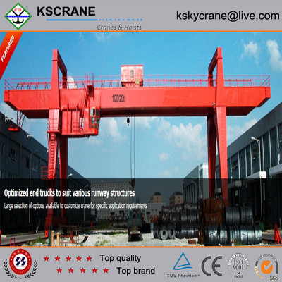 A-type 5-50t/10t Double Beam Hook Gantry Crane, Portal Crane Features