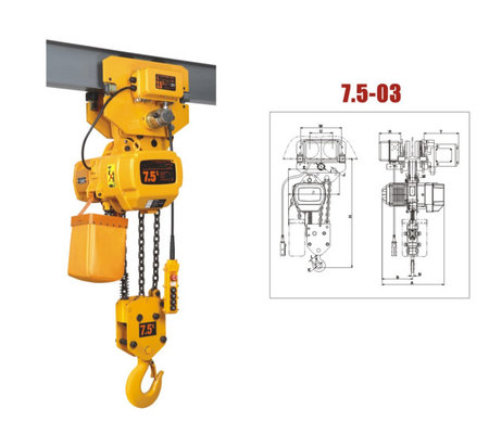 Single Phase 1ton Electric Chain Hoist