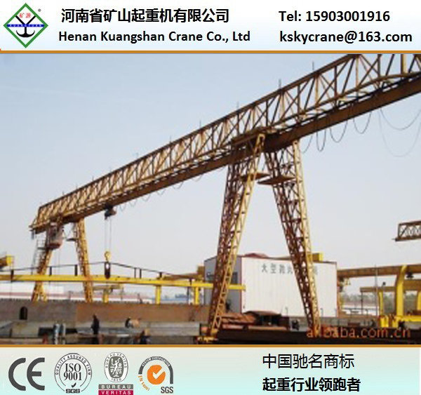 trussed type single girder gantry crane 3t~20t