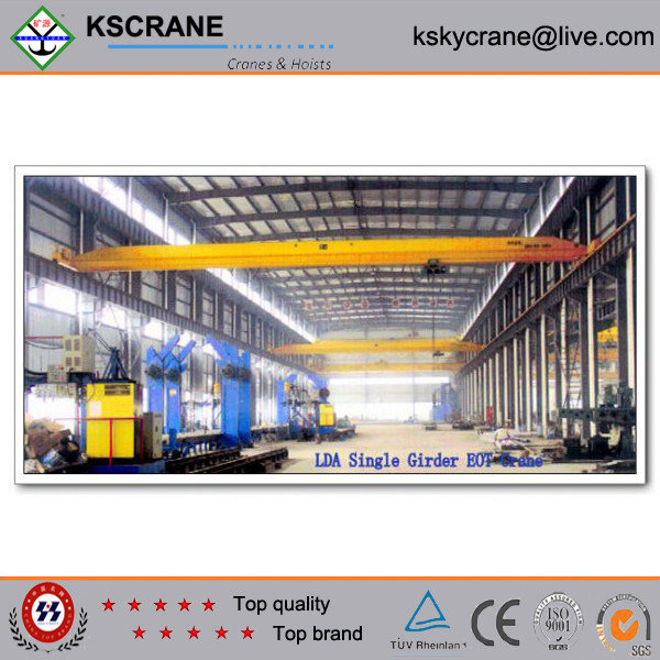 Best After-sale Service 5.5ton Plant Single Girder Overhead Shop Crane For Warehouse