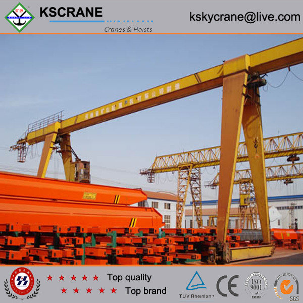 High Performance Rail Mounted Single Girder Portal Crane With Limit Switch