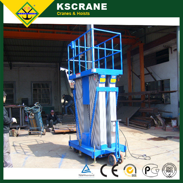 2016 Hot Sale Aluminum Mast-type Aerial Hydraulic Lift