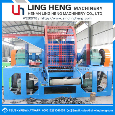 Customizable Recycling Waste Tire LH600-LH2000 Shredder Machine/Rubber Shredder Machine For Sale