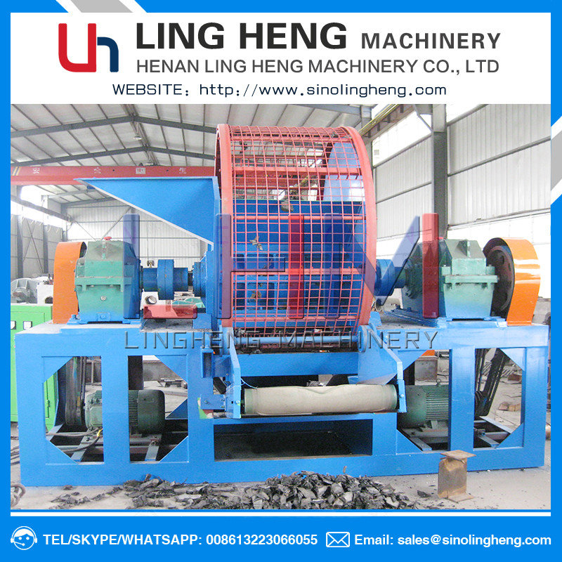Customizable Recycling Waste Tire LH600-LH2000 Shredder Machine/Rubber Shredder Machine For Sale