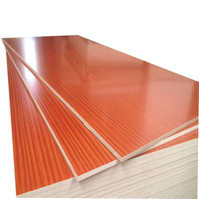 Compact Struture Melamine Faced MDF Board 730kg/M³ Density With Mixed Core