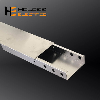 High Corrosion Resistanc Hot Dipped Galvanized/HDG Solid Through Cable Tray Management With ISO CE CCC RoHS Certificate