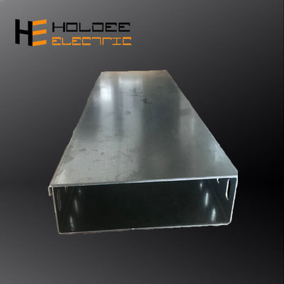 High Quality Lucktech Textured Powder Coating Straight Small Solid Through Cable Tray Without Zinck Wisker Damage