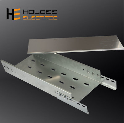 High Corrosion Resistanc Hot Dipped Galvanized/HDG Solid Through Cable Tray Management With ISO CE CCC RoHS Certificate