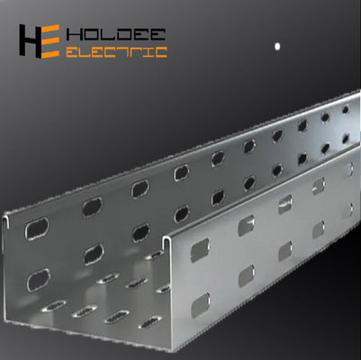 Easy Installation Fire-Retardant Coating Low-carbon Steel Q235 Ventilated or Perforated TrougCable Tray With Accessories