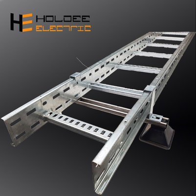 High Corrosion Resistanc Hot Dipped Galvanized/HDG Solid Through Cable Tray Management With ISO CE CCC RoHS Certificate
