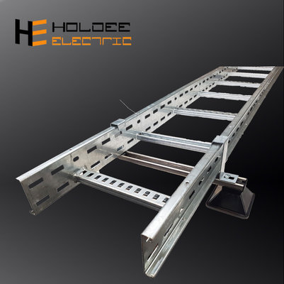 Low Voltage Dustproof Antimagnetic Pre Galvanized/GI Solid Through Cable Trays System With Hole China Manufacturer