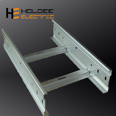 Medium Duty Corrosion Resistant Electric Polyester Coated 250mm Solid Through Cable Tray With Different Size
