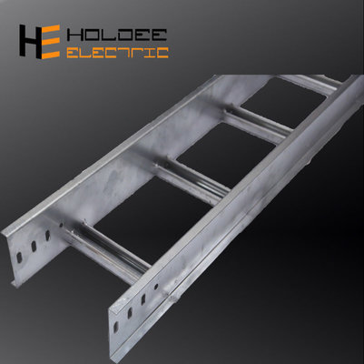 Easy Installation Fire-Retardant Coating Low-carbon Steel Q235 Ladder Type Cable Tray With Accessories