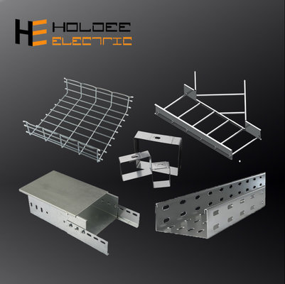 Low Voltage Dustproof Antimagnetic Pre Galvanized/GI Solid Through Cable Trays System With Hole China Manufacturer