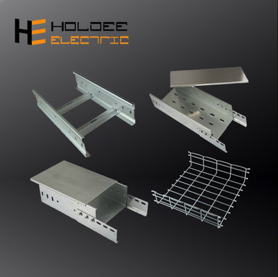 Textured Powder Coating Straight Small Wiring Duct Ventilated or Perforated TroughCable Tray Without Zinck Wisker Damage