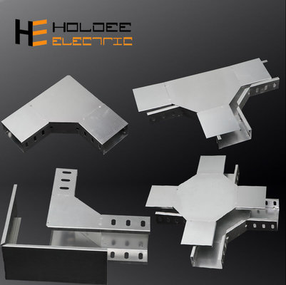 China Factory High Quality NEMA Standard 300mm ZN/AL Solid Through Cable Trays For Cable Management Manufacturer