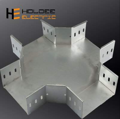 Low Voltage Pre Galvanized/GI Ventilated Or Perforated Trough Cable Trays System With Hole China Manufacturer
