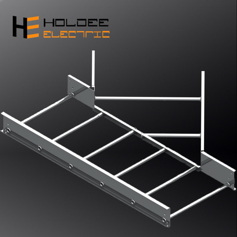 90 Degree Stainless Steel 304/SS304L Ladder Type Cable Trays Raceway 300mm Widely Used In Data Centers Manufacturer