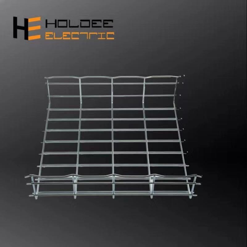 High Quality Nema Standard 300mm Aluminium Alloy 6063T5 Small Straight Grid Cable Tray With Customized Sizes