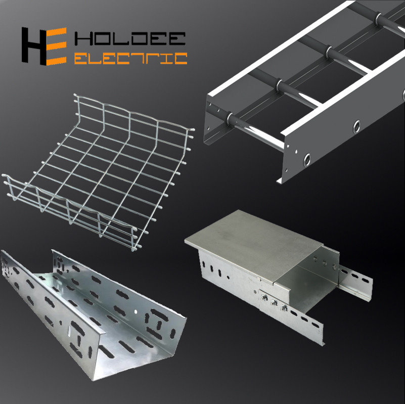 Factory Direct 500mm Heavy Duty Powder Coated Cable Trays With Hangers Weight Made In China Low Price