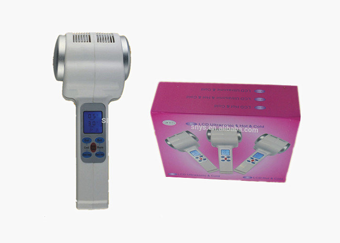 Ultrasonic Mini Facial Hot Cold Hammer Thermal Therapy Machine for Home Use