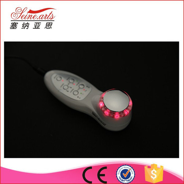 Mini Photon Beauty Device Ultrasonic Cavitation Machine With LCD Seven Color