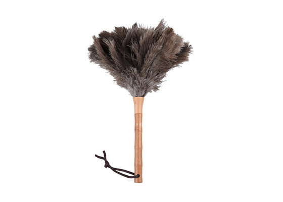 China Hot Sale Ostrich Feather Duster With Bamboo Wooden Handle supplier
