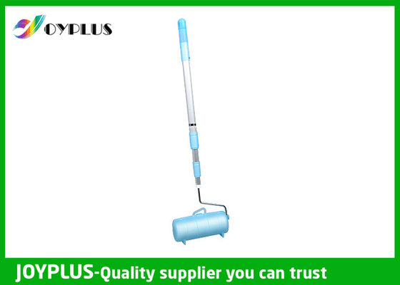 China Long Handle Lint Roller Remover With Telescopic Handle Blue Colors 16CM supplier