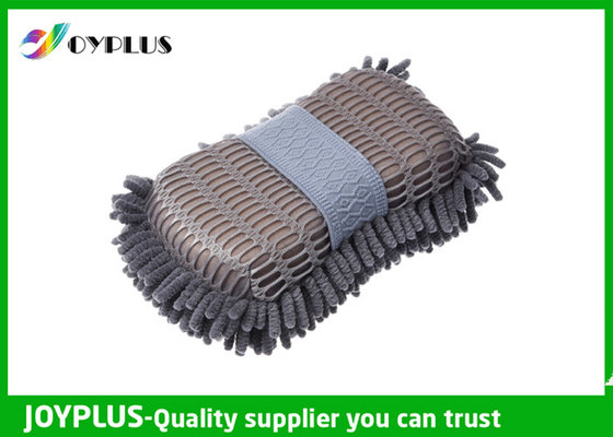 China Car Cleaning Chenille Wash Sponge Chenille Sponge with elastic band supplier