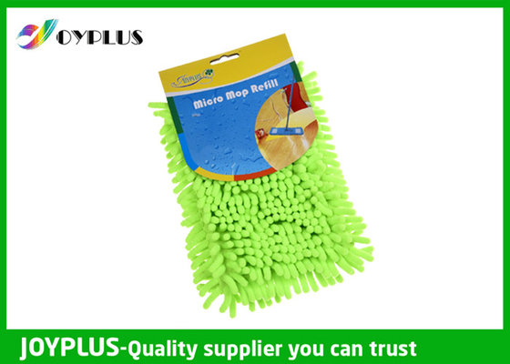China Eco Friendly Microfiber chenille Mop Refill , Microfiber Mop Refill Chenille Material supplier