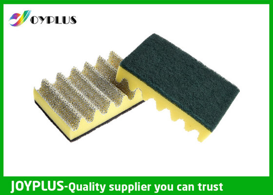China Cleverly Shaped Sponge With Stainless Steel Side supplier