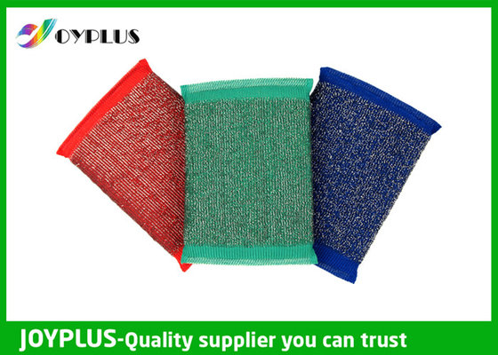 China Multi Function Non Abrasive Nylon Scrubber Green Pad For Cleaning Colorful supplier