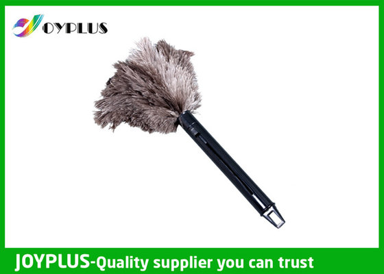 China Black Ostrich Feather Duster Long Handle For Window / Car / Furniture supplier