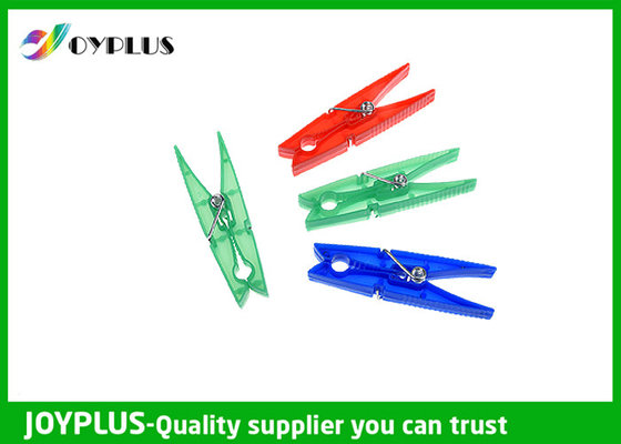 China Portable Extra Strong Clothes Pegs Plastic For Laundry PP / TPR Material supplier