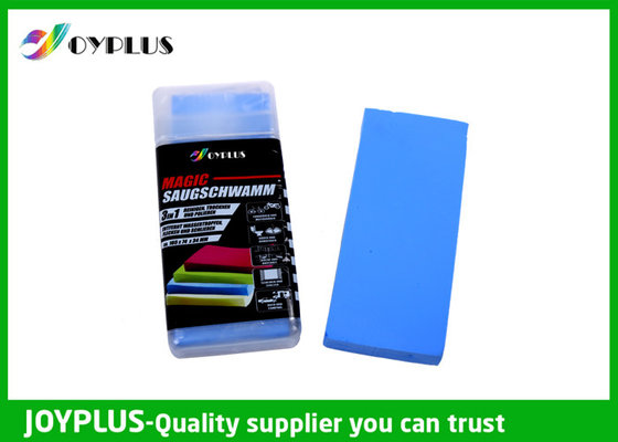 China Blue Color Car Wash Mitt , Microfiber Cloths For Car Cleaning Polishing HO0310 supplier