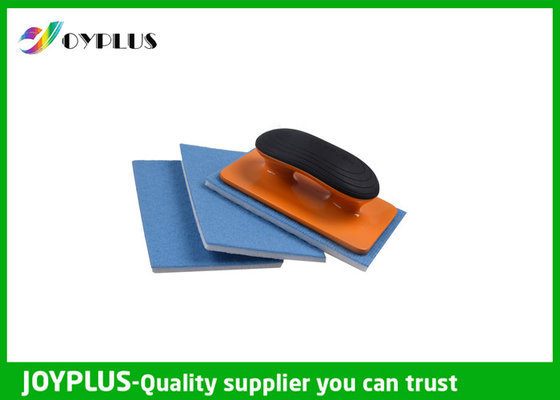 China Customized Color Home Cleaning Tool Melamine Cleaning Sponge Set With Handle supplier